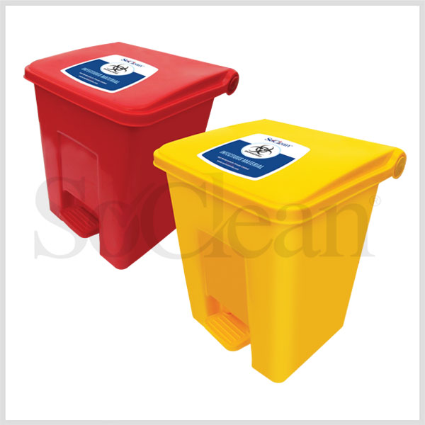 Waste Bins with Foot Paddle and Wheels Manufacturer, Anti-microbial ...